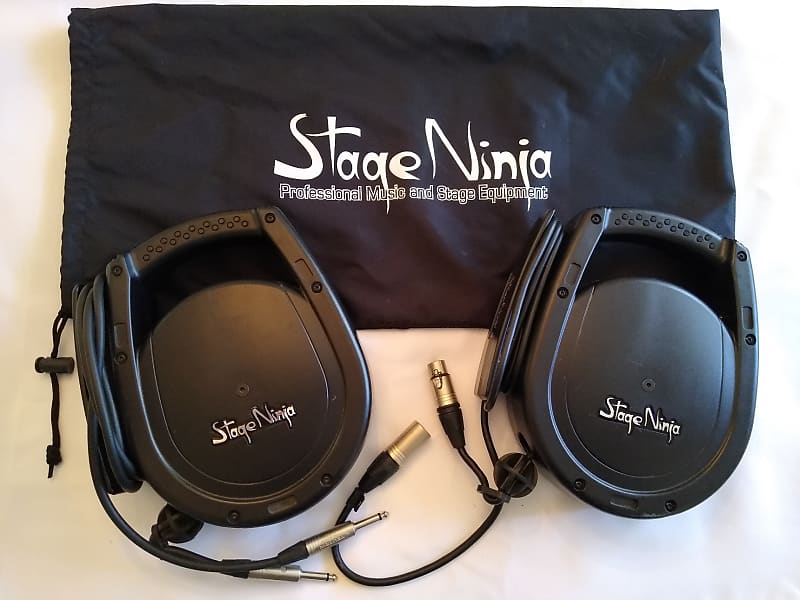 Stage Ninja Retractable Instrument and XLR Cable Set - With | Reverb