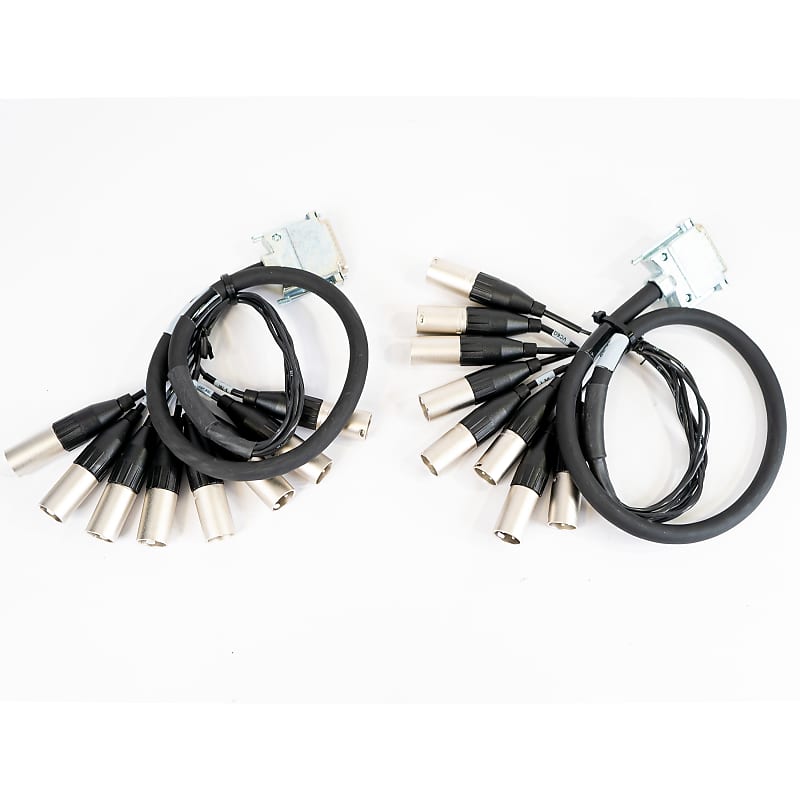 Redco 8-Channel TSG-8 DB25 to XLR Male Snake Breakout Cables | Reverb