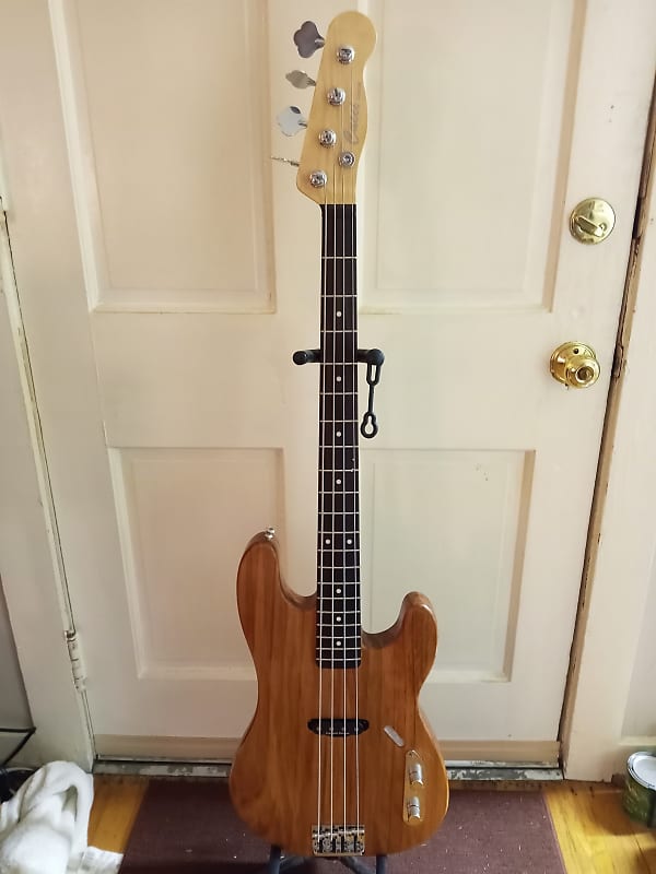 Custom Built 54 P-Bass - Redwood Body - String Through - | Reverb