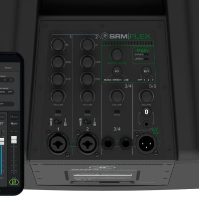 Mackie SRM-Flex 1300 Watt Line Array DJ Speaker PA System | Reverb