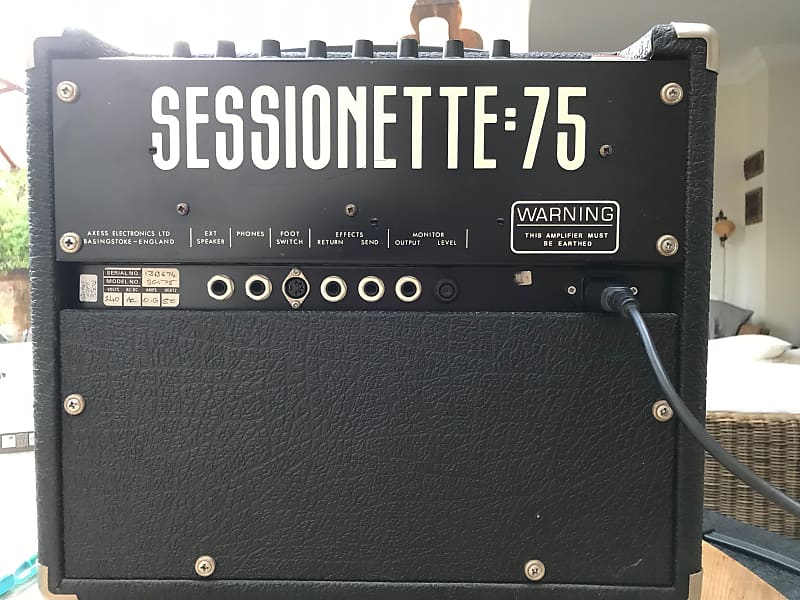 Session Sessionette 75 1980s Black/Vinyl | Reverb UK