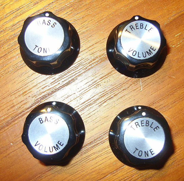 Rickenbacker 4003s Bass Control Knobs ~ Set of Four - 2016 | Reverb