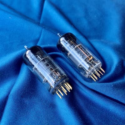 PAIR- Telefunken E80-CF tubes 1960 Gold pin original vintage | Reverb