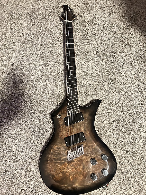 Halo INVERTED 6-string Multi-Scale (Fanned Fret) Guitar with | Reverb