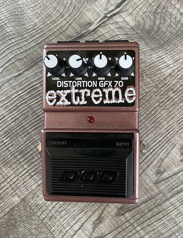 DOD Distortion Extreme GFX70 1990 - Pink | Reverb