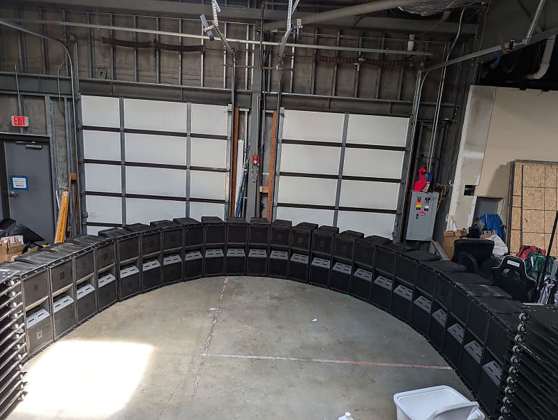 Lot of 24x JBL Vertec VT4888 Line Array Speakers with ACC OBO | Reverb