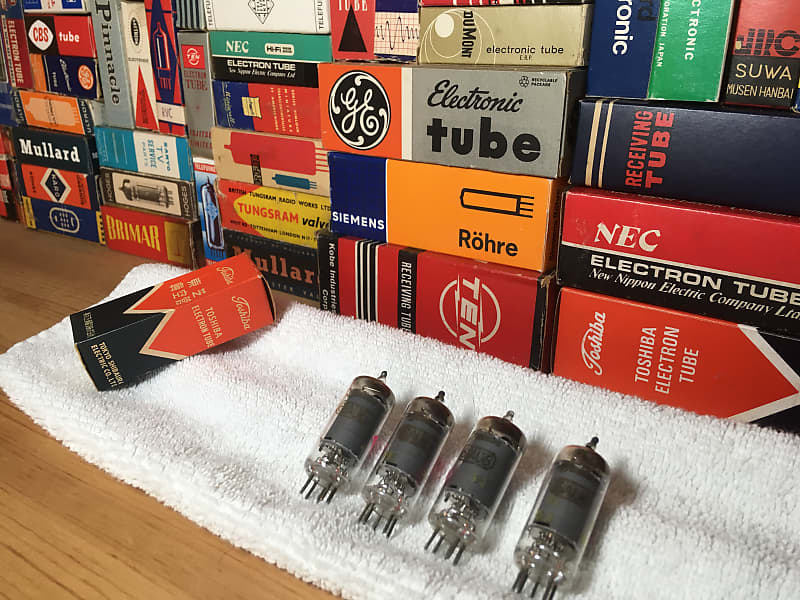 4 x NOS Rare DGetter Special HiFi Edition 6AU6 Toshiba ~ | Reverb UK