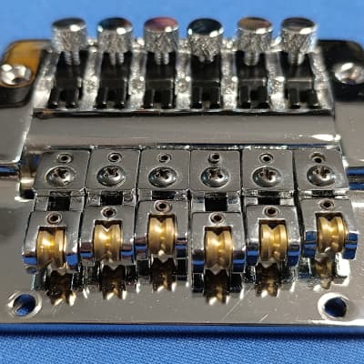 Kahler 3300 Hibryd fixed bridge 90s - Chrome | Reverb