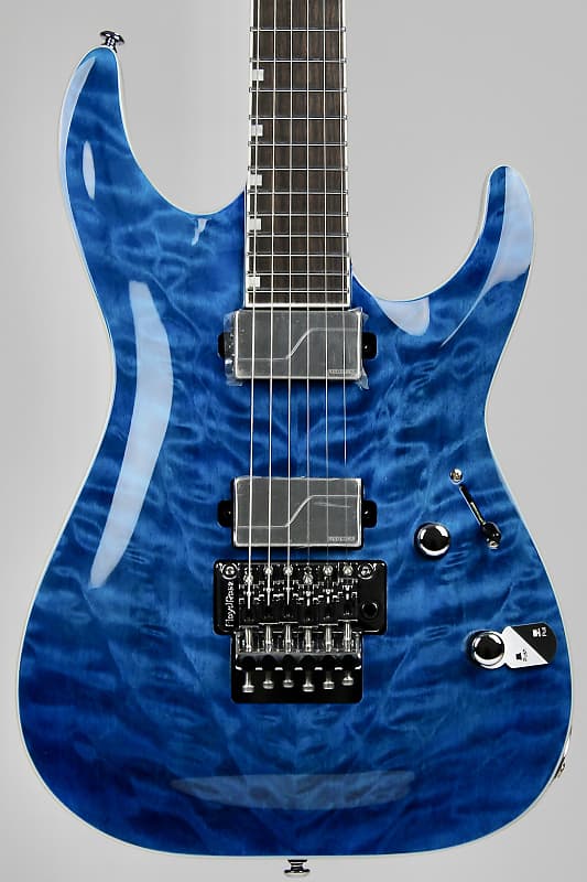 ESP LTD MH-1000 QM Black Ocean 2022 | Reverb