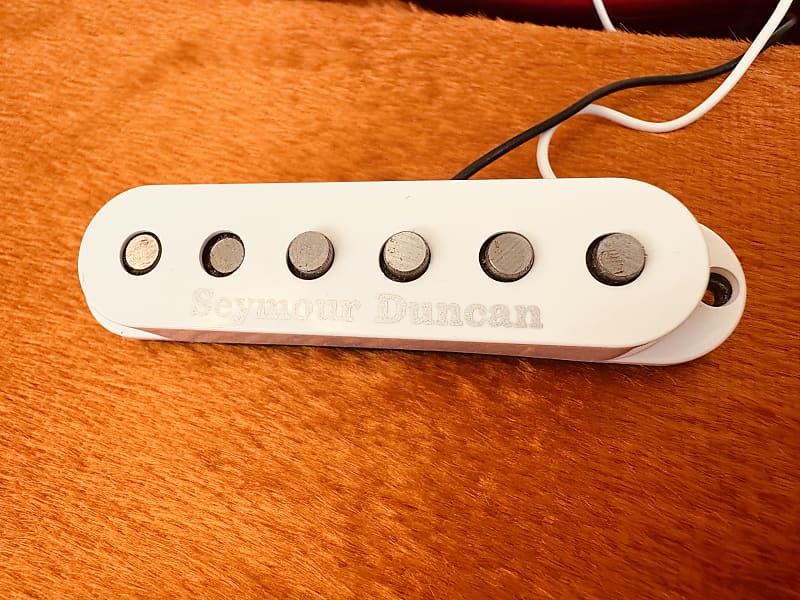 Seymour Duncan Custom Staggered SSL-5 White Bridge Single | Reverb