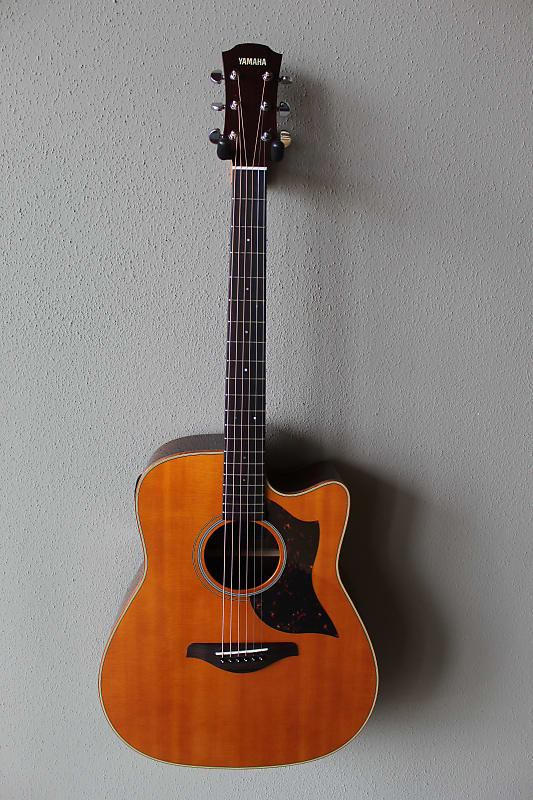 Used Yamaha A1R Acoustic/Electric Guitar - Vintage Natural | Reverb