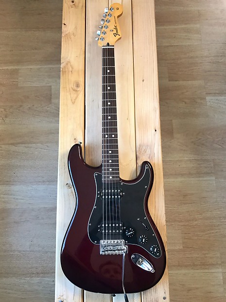 Fender Stratocaster Wine Red HH MIM | Reverb