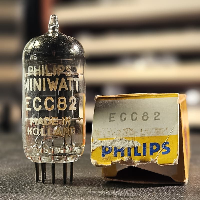 NOS ECC82 PHILIPS MINIWATT - Single GF3 Heerlen Production | Reverb UK
