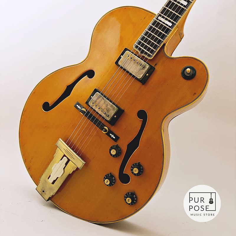 【Rare】Epiphone Emperor "Blue label" 1970s - Made in Japan | Reverb