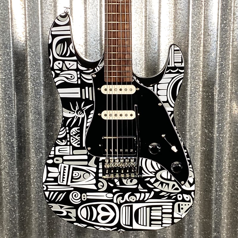 Westcreek Guitars JX-20 HSS Strat Style Native Black White | Reverb