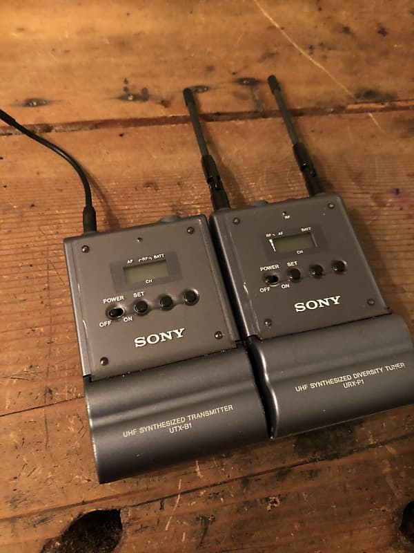Sony utx-b1 and urx-p1 wireless mic transmitter | Reverb