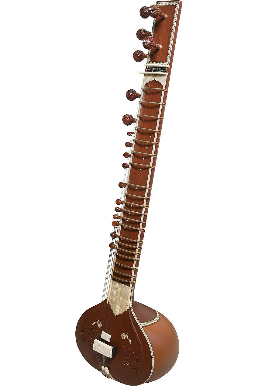 Radha Krishna Sharma SSRPR 49" Pro Single Toomba Sitar | Reverb Canada