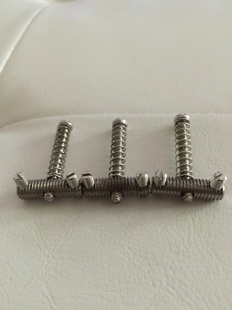 Fender Threaded Steel Telecaster Saddles Chrome | Reverb
