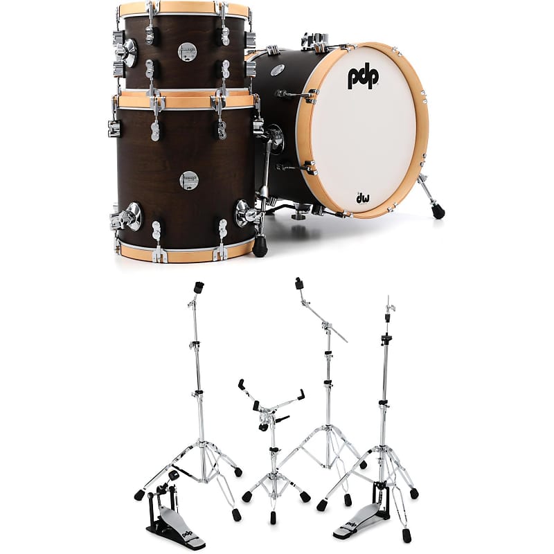 PDP Concept Maple Classic Bop 3-piece Shell Pack and Hardware | Reverb