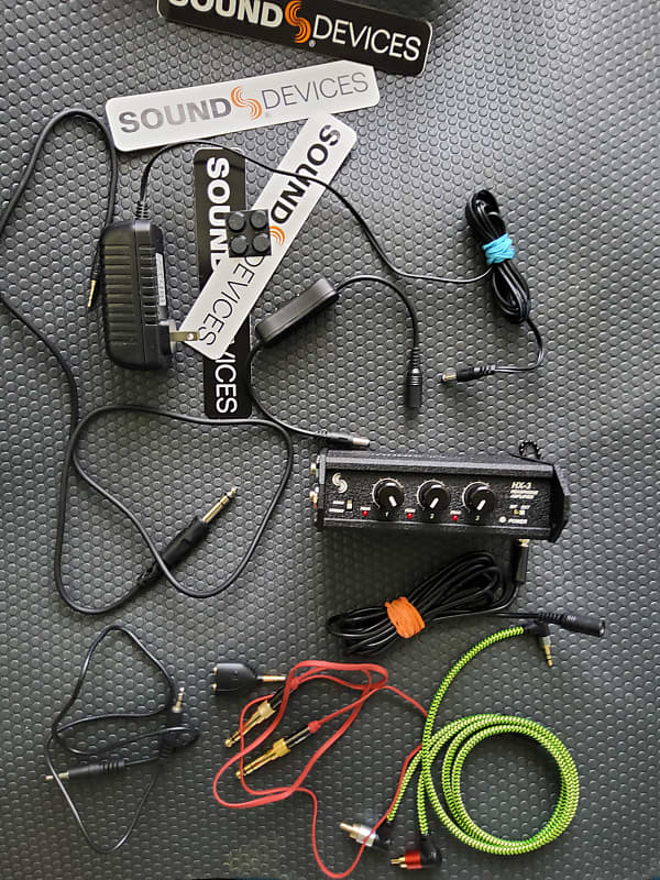 Sound Devices HX-3 3 Channel Portable Headphone Amplifier LOT | Reverb