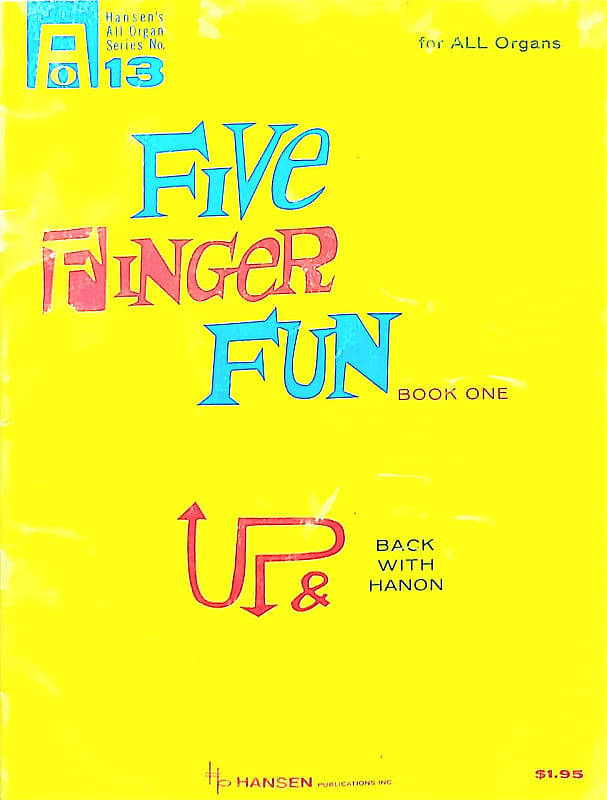 USED/VINTAGE Book - Five Finger Fun - Book 1 | Reverb