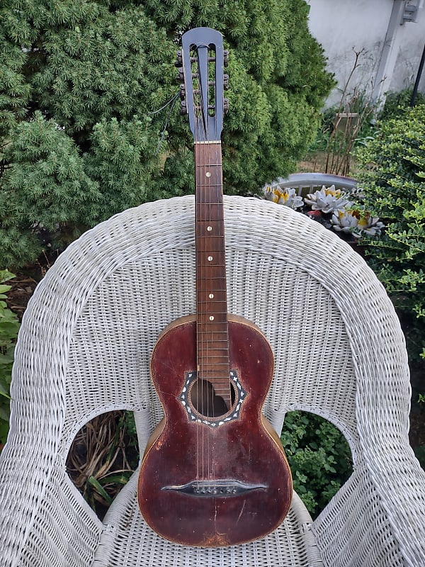 Unknown 7 String Parlor 1880's - 1910's Natural, | Reverb