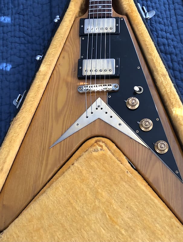 Greco Flying V 1975 - Natural | Reverb