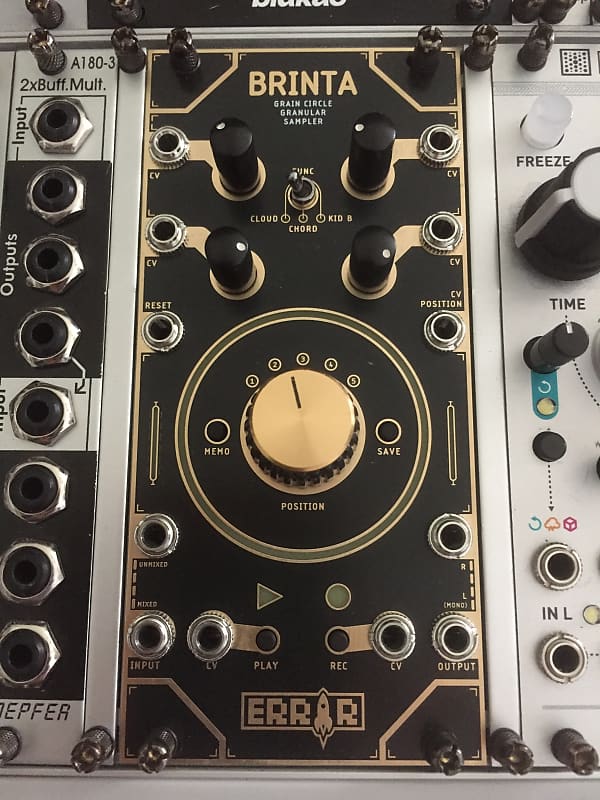 errorinstruments Brinta Granular Sampler 2020s - Black and | Reverb UK