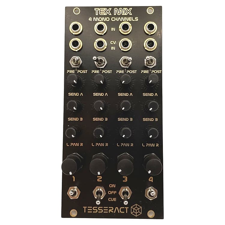 TexMix 4 Mono Channels by Tesseract - Mono mixer expansion | Reverb