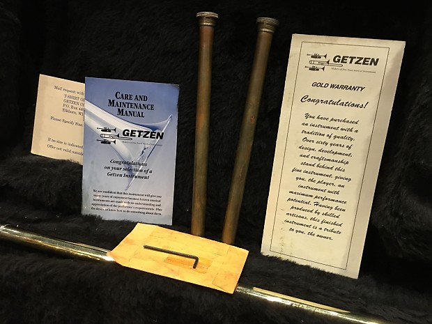 Getzen Bass Trombone 1052FDR Rose Gold | Reverb