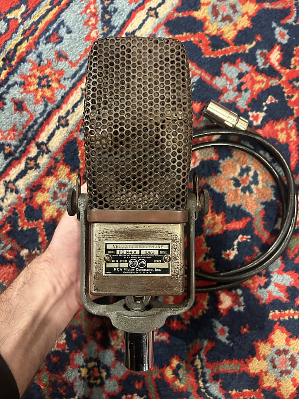 RCA PB144 Ribbon Microphone - 1930’s - Gun Metal | Reverb