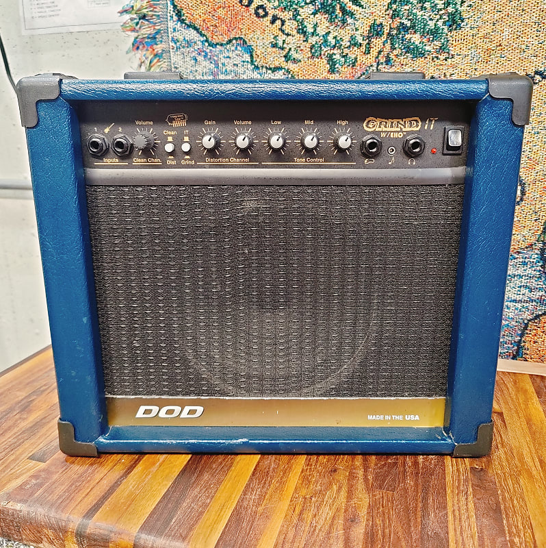 DOD Grind IT w/EHO Combo Amp 1980s - Blue | Reverb