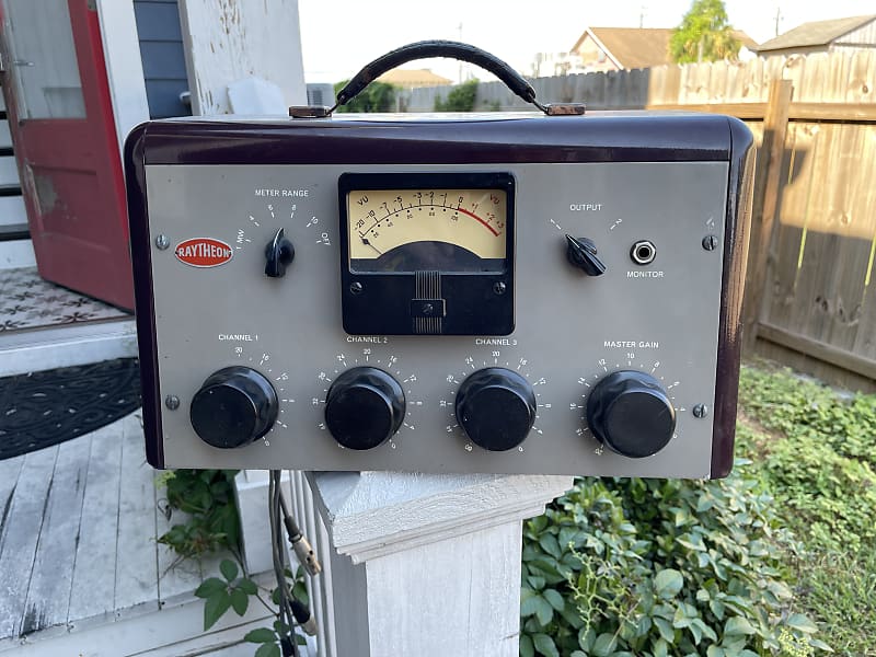Raytheon RR30 1940s - Steel Maroon color | Reverb