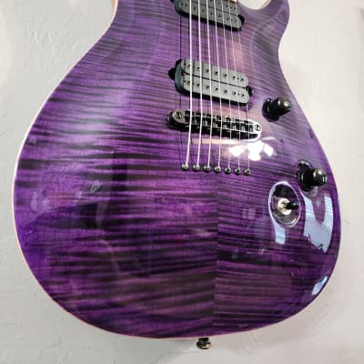 Kiesel | Carvin CT7 - Trans Purple Flame Maple | Reverb