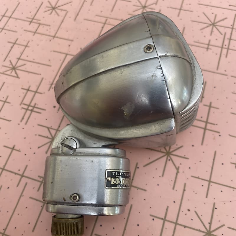 Turner Dynamic 33D vintage 1950s microphone for repair | Reverb