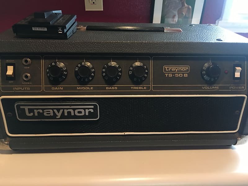 Traynor TS-50B with boss fs-5L footswitch vintage | Reverb