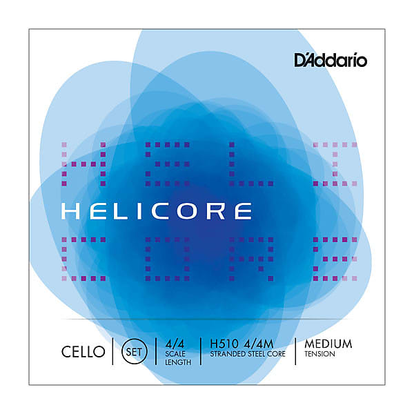D'Addario Helicore Cello String Set, 4/4 Scale, Medium | Reverb