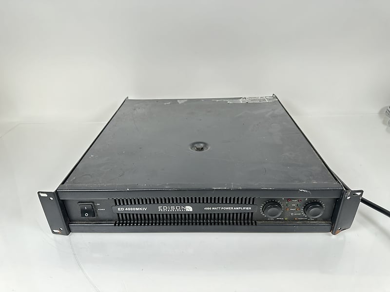 Edison Professional ED4000MKIV 4500 Watts Power Amplifier | Reverb