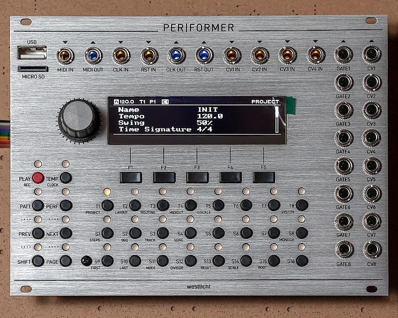 Westlicht Performer - Eurorack 8 track sequencer | Reverb