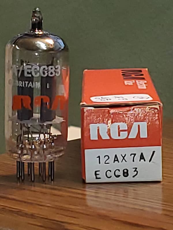 12AX7A/ECC83 RCA long smooth plate NOS/NIB made in Great | Reverb