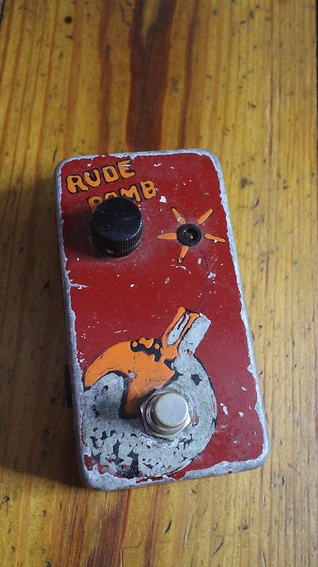 Flickinger Rude Bomb boost pedal electric guitar effect | Reverb