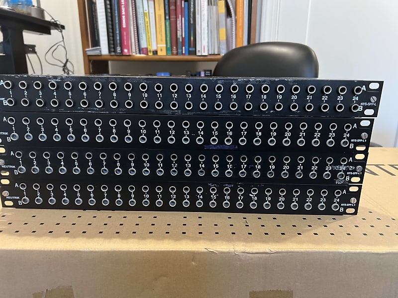 96 POINT PATCHBAY 4 X 24-POINT NEUTRIK RACKS | Reverb