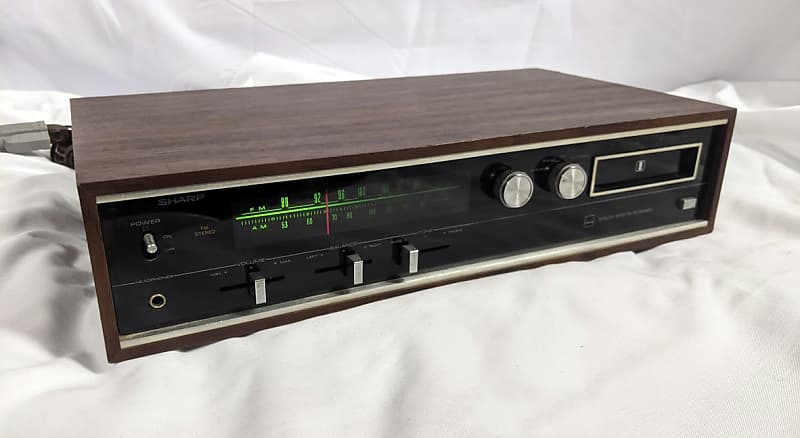 Vintage Sharp SR-113U Stereo Receiver w/ 8 Track | Reverb