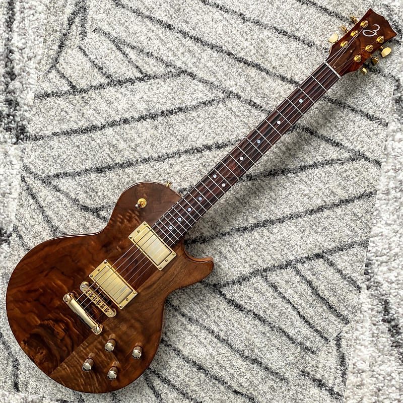 Custom Z Single Cut w/ Beautiful Figured Walnut Top | Reverb