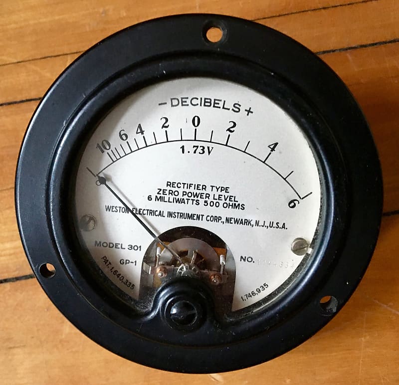 Weston Vintage Vu Meter 1950s | Reverb