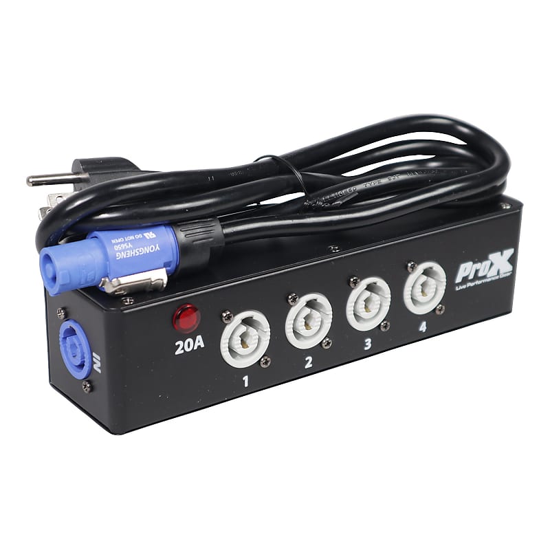 ProX X-PWCX4 BOX Power Center 4-Way PowerCon Compatible | Reverb