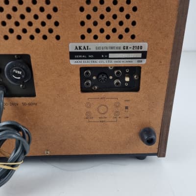 Akai GX-210D Stereo Reel To Reel Recorder 1/4" 18CM Tape Deck | Reverb