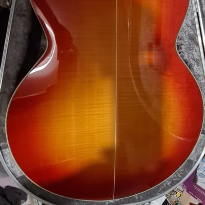 Jimmy Moon Super Jumbo 2018 - Cherry Sunburst | Reverb