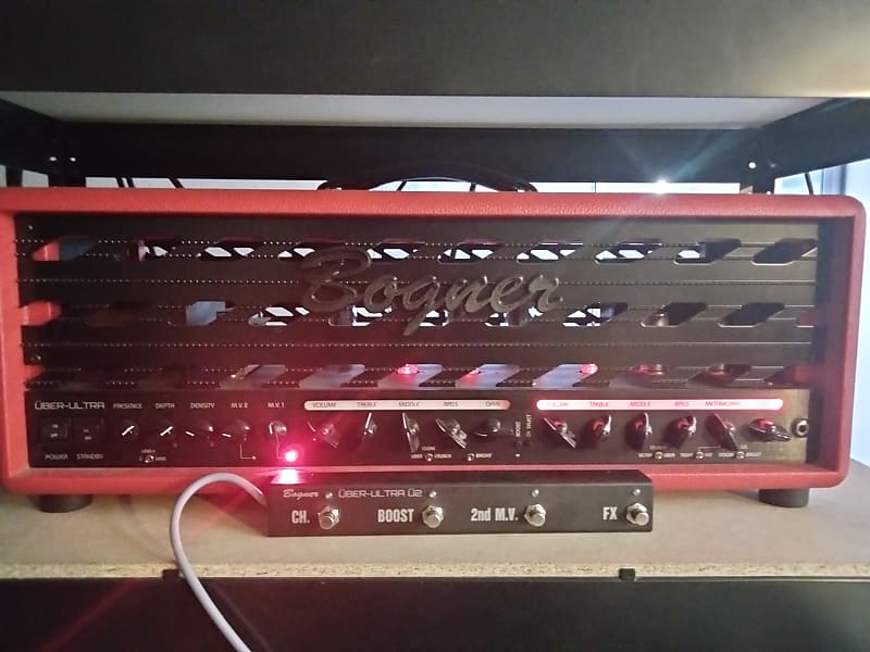 Bogner Ubershall UBER ULTRA EL34 - Red | Reverb