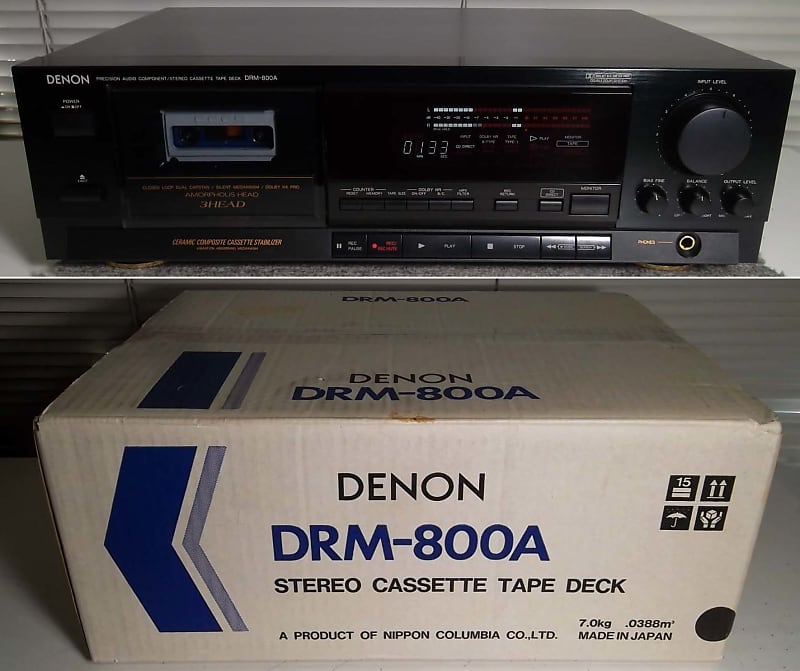 DENON 1991 Cassette Decks Catalog, 45% OFF